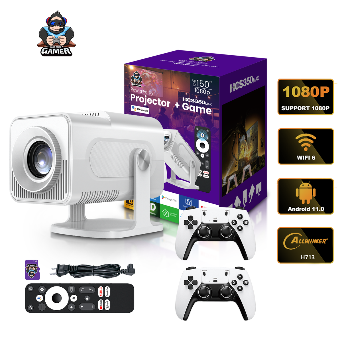 HCS350Max Gamer Projector – HasfondeleEssentials